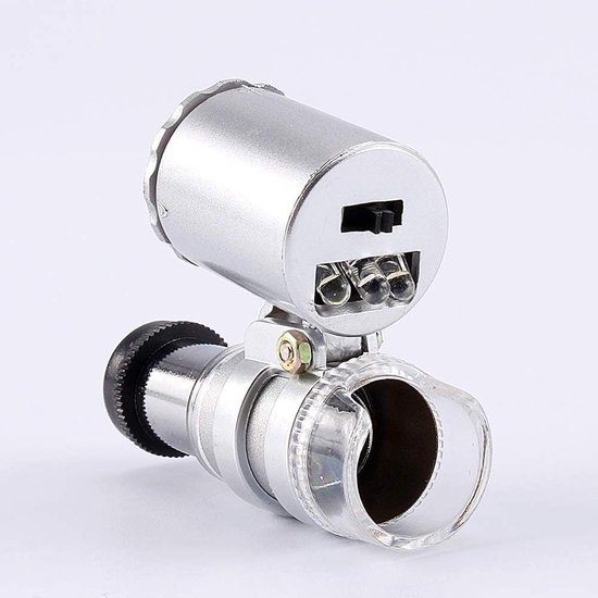 Mini Microscope with 60 x Magnifier for Jewellery in Microscope Bag | bol