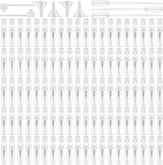 110 stuks 2 ml mini-spuitfles navulbaar parfumflesje kleine ...