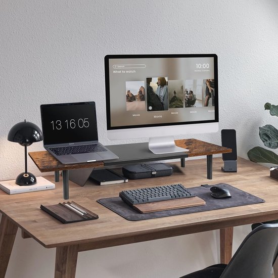 Verstelbare Dubbele Monitor Stand - Computer Riser voor Bureau ...