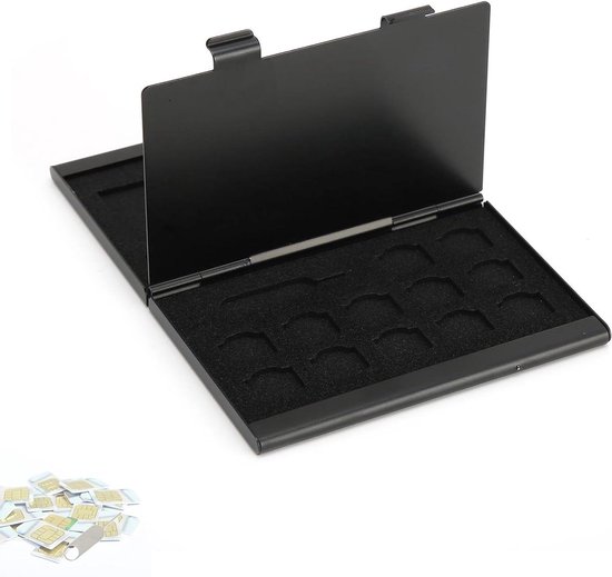 Opslag Kaarten Case - Stofdicht en Antimagnetisch - SIM-kaart ...
