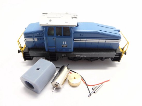 micromotor HMT011F motor ombouwset voor Märklin Trix H0 BR 89, BR 98 ...