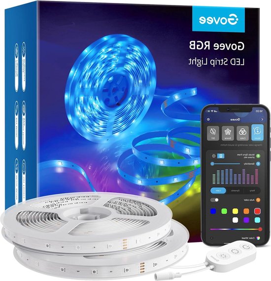 Slimme RGB Led Strip - WiFi bediening - 10 m - kleurrijk - veelzijdig | bol