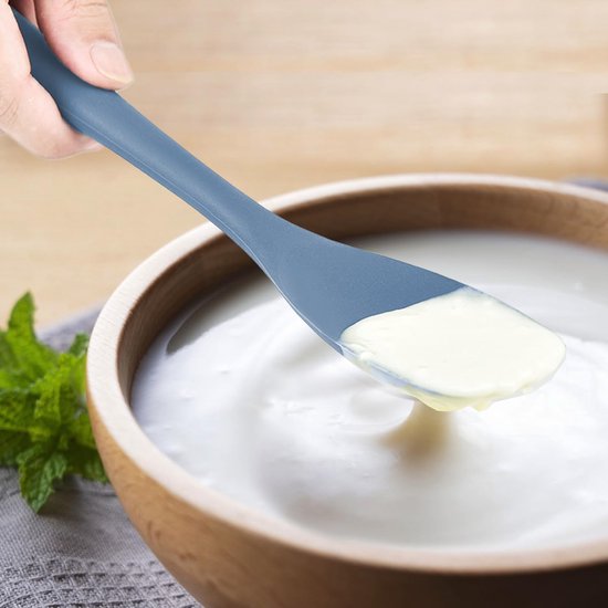 Siliconen spatel lepel set - hittebestendig - 3 stuks - diverse kleuren ...