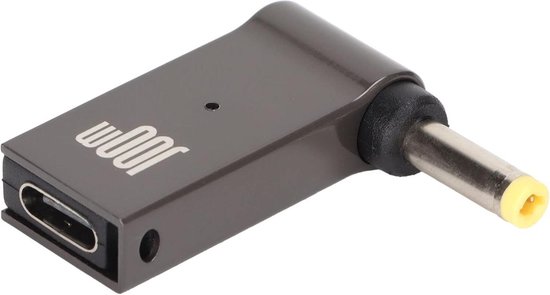 Type C Female naar DC 4.0x1.7mm Adapter 100W - USB C Female Input naar ...