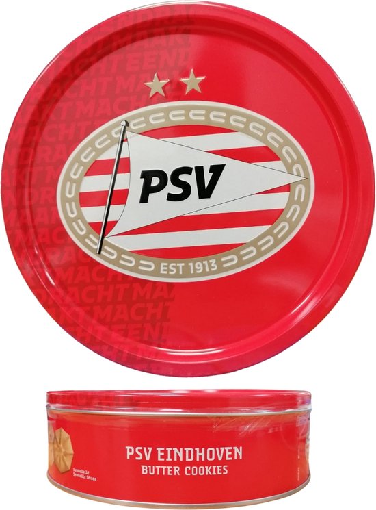 PSV boterkoekjes in koekblik - 340g | bol