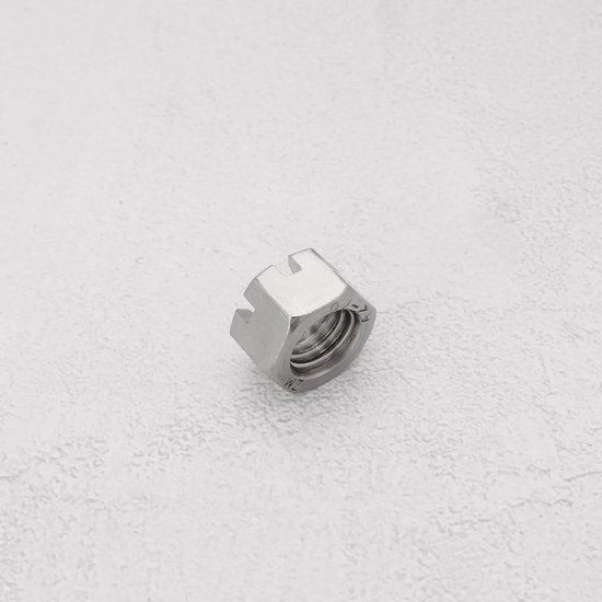 304 RVS Lock Open Zeshoekige Moeren - 10 Stuks M6 M8 M10 M12 M14 ...