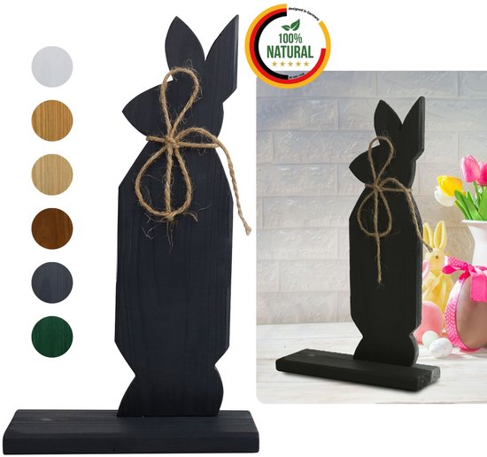 Paasdecoratie Haas van Hout Decoratieve Figuur Pasen Lente ...