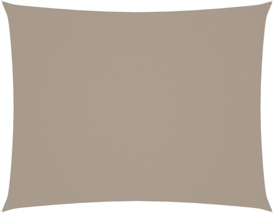 vidaXL Zonnescherm Rechthoekig - 3x4,5 m - Taupe Zonnescherm ...