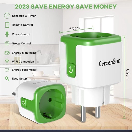 Wifi-stopcontact met stroommeting - spraakbesturing Alexa ...