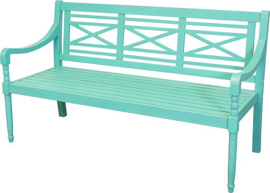 Sens-Line - Louis 3-zits-bank - 150cm - Hout Turquoise | bol