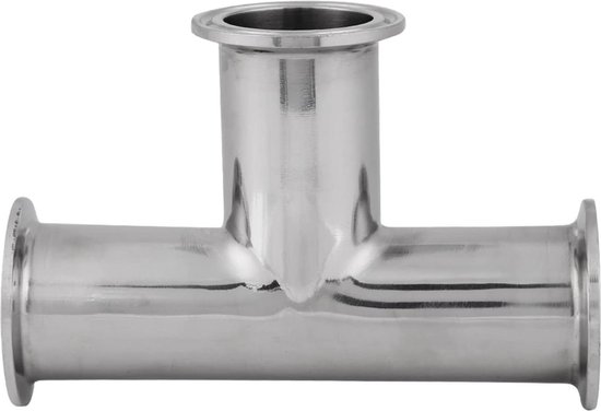 15 Tri-Clamp FTTG 1 stuk roestvrij stalen klem-T-stuk 3-weg - diameter ...