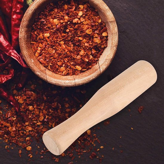 Houten mortel professionele maalstaaf voor het maken van sauzen - beste ...