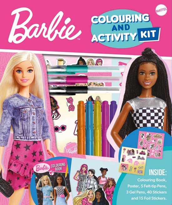 BARBIE COLOURING & ACTIVITY KIT. | Games | bol