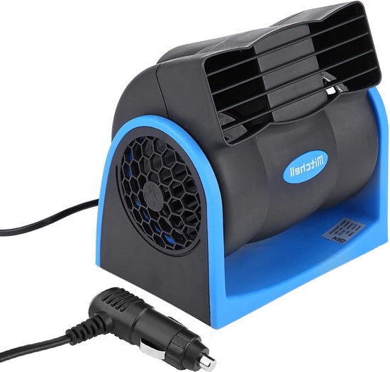 Autoventilator 12 V voor aansluiting op sigarettenaansteker ...