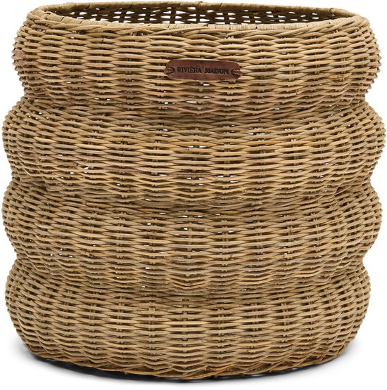 Rivièra Maison - Handgemaakte Rattan Mand, natuurlijke kleur, duurzaam ...