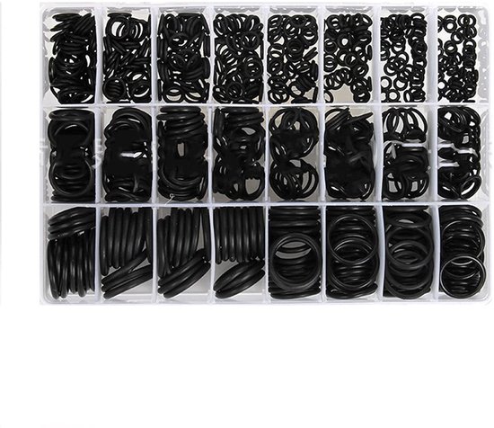 800 Stuks Rubberen O-ringen Assortiment voor Hydraulische ...