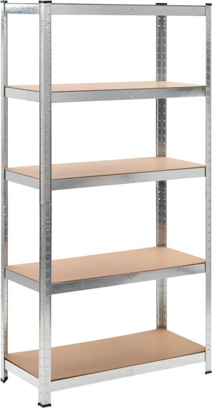 Decoways - Opbergrekken 2 st 90x40x180 cm MDF | bol.com
