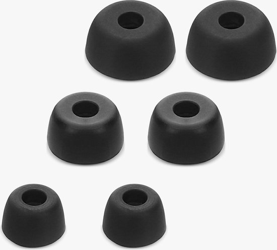 kwmobile 6x cover voor in-ear oortjes geschikt voor Jabra Elite 75t /65t / Active -... | bol