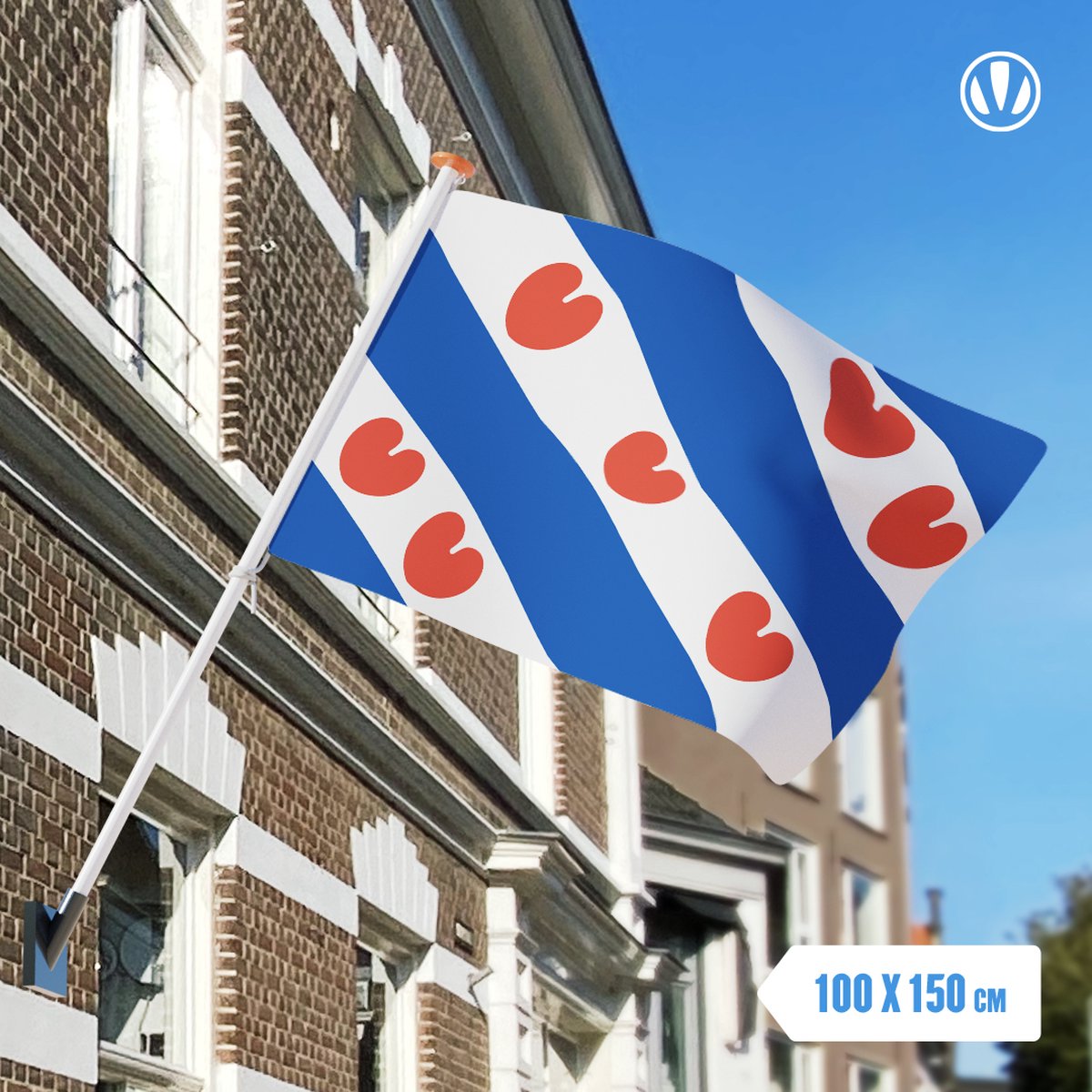 Friese vlag 100x150cm | bol