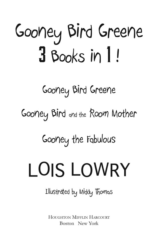 Gooney Bird Greene - Gooney Bird Greene: Three Books in One! (ebook ...