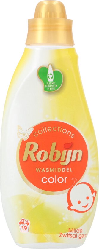 Robijn - Wasmiddel - Color - Milde Zwitsal geur - 665 ml | bol.com