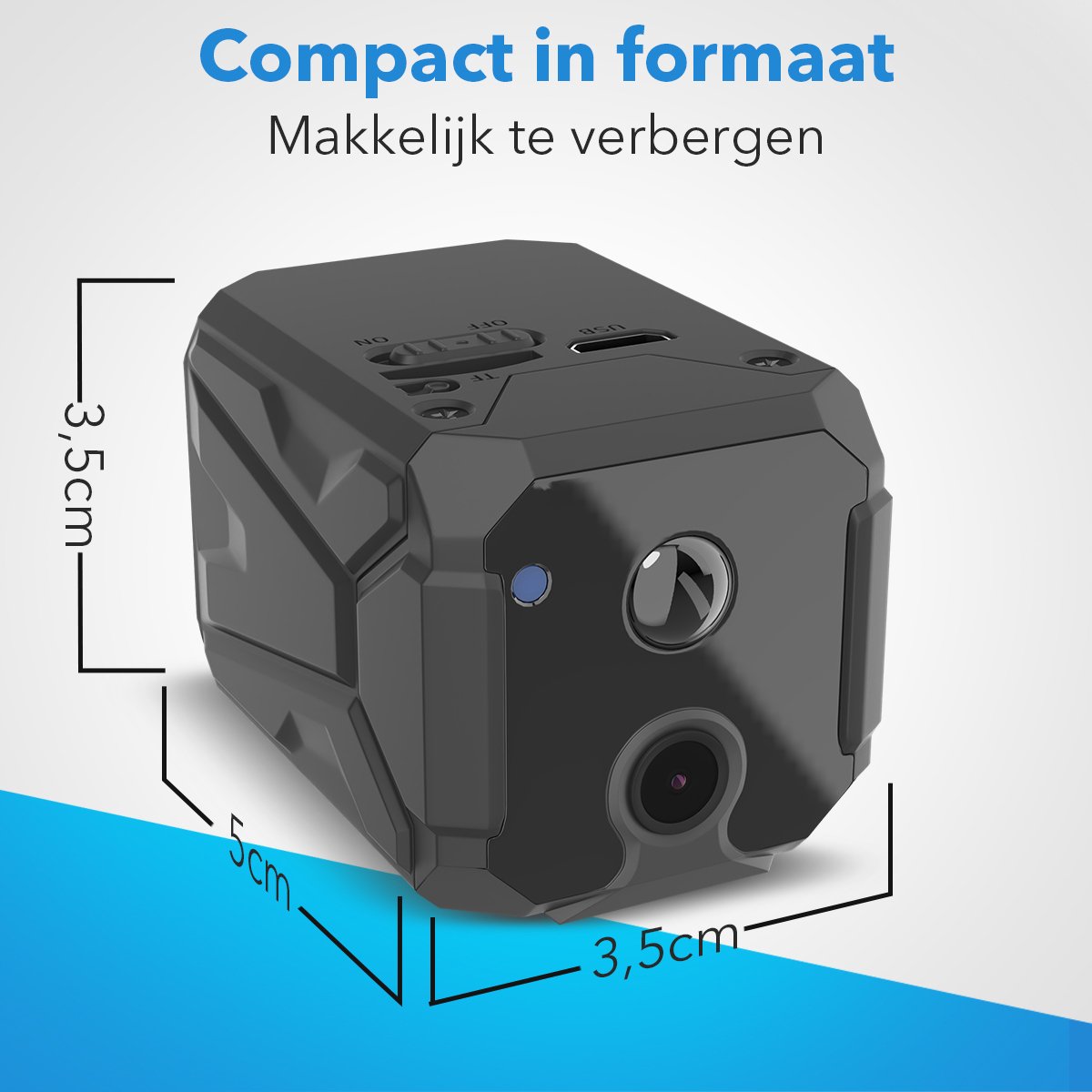 Bastix X3 Spy Camera - Verborgen camera - Spycam wifi met app - 1080P ...