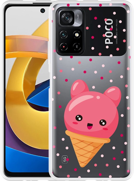 Poco M4 Pro 5G Hoesje Ice cone - Designed by Cazy | bol