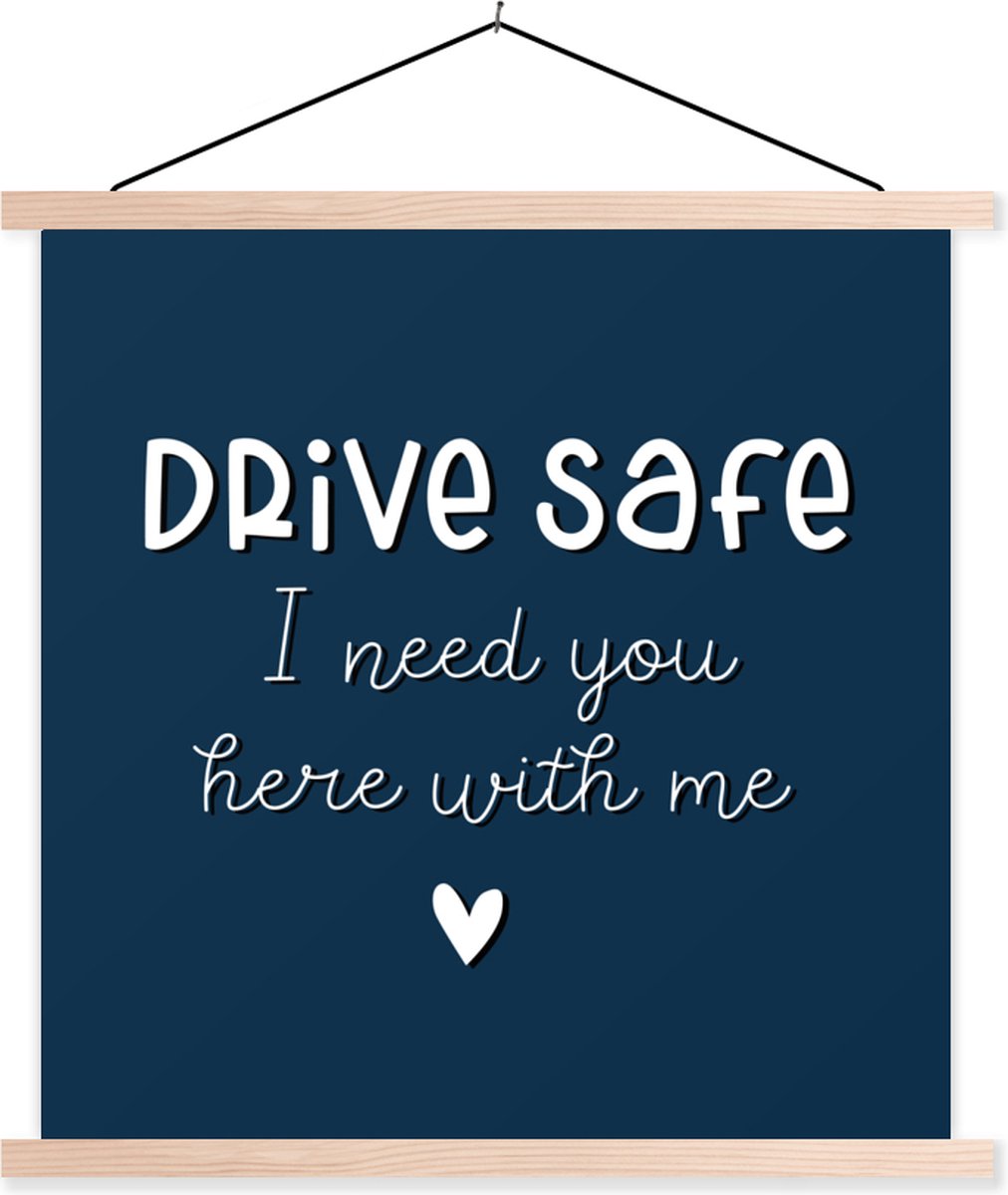 Posterhanger incl. Poster - Schoolplaat - Quotes - Spreuken - Auto ...