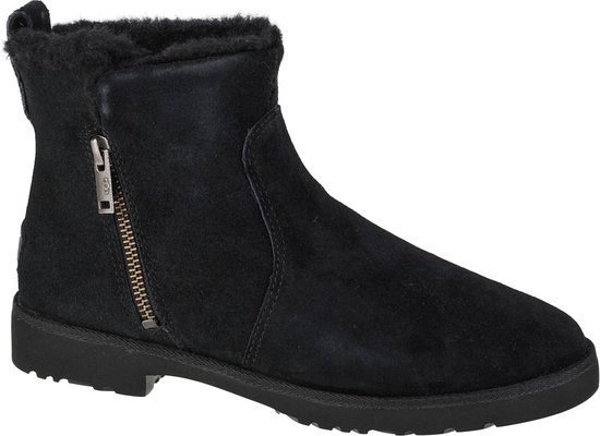 UGG Romely Zip Dames Laarzen - Black - Maat 36 | bol.com
