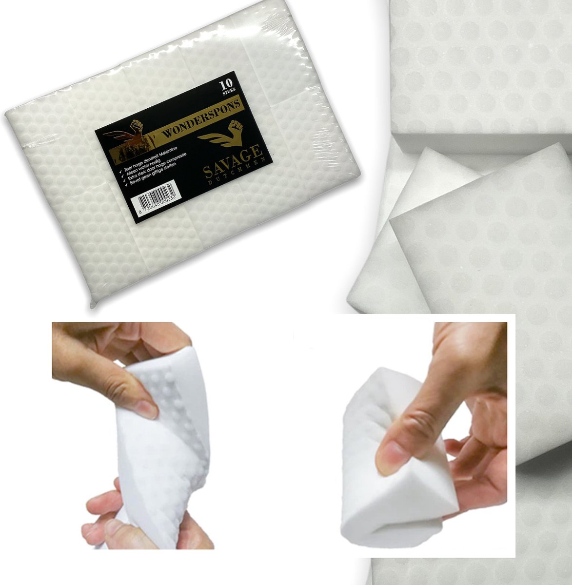 10x Wonderspons | Powerspons | Extra sterk | Melamine spons | bol.com