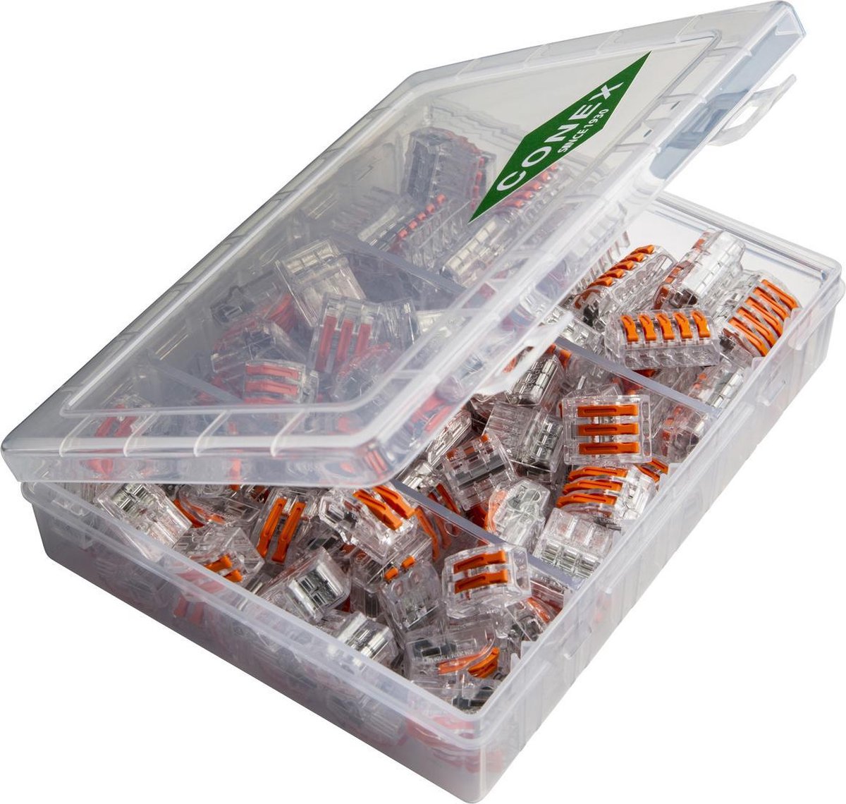 Conex Conex assortiment kabelbinders lasklemmen - voor massief en ...