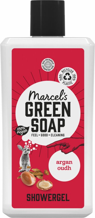 Marcel's Green Soap Shower Gel Argan & Oudh - 6 x 500 ml | bol.com