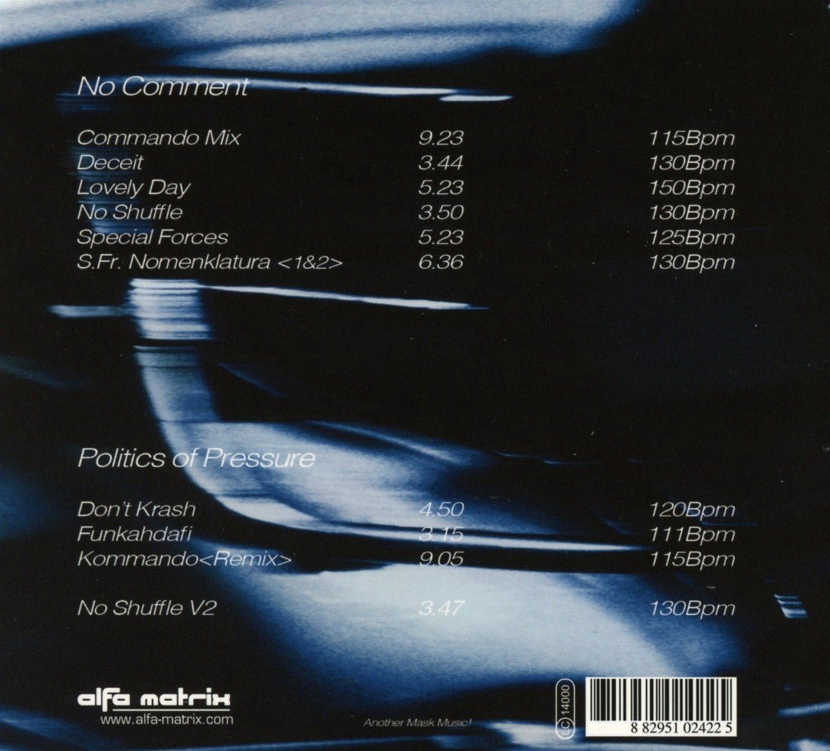 Front 242 - No Comment/Politics Of Pressure (CD), Front 242 | CD (album ...