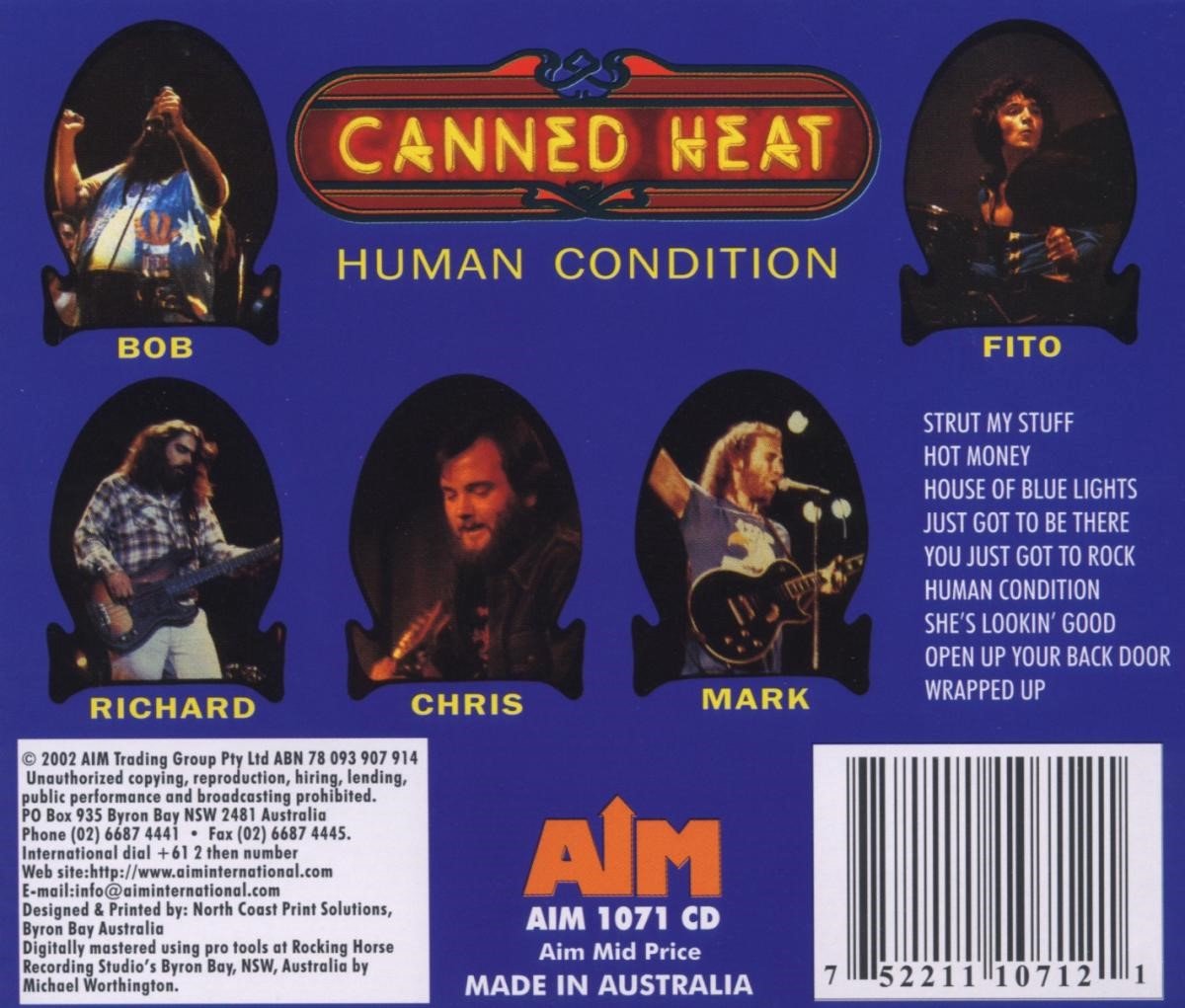 Canned Heat - Human Condition (CD), Canned Heat | CD (album) | Muziek | bol