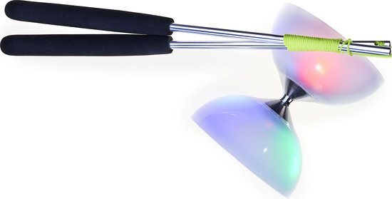 Acrobat Diabolo Led Light - Aluminium stokken - Lichteffect - Vanaf 8 ...
