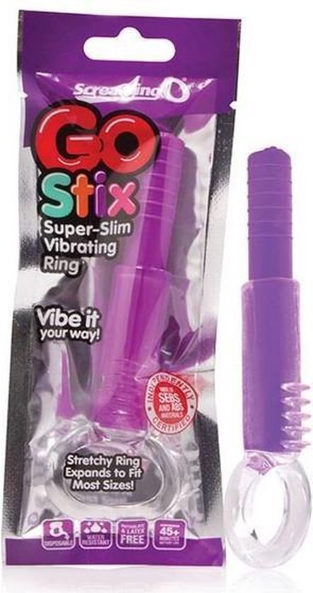 Vibrerende Penisring The Screaming O Go Stix Super Slim Lila | bol.com