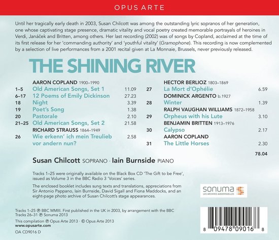 Susan Chilcott - The Shining River (CD), Susan Chilcott | CD (album ...