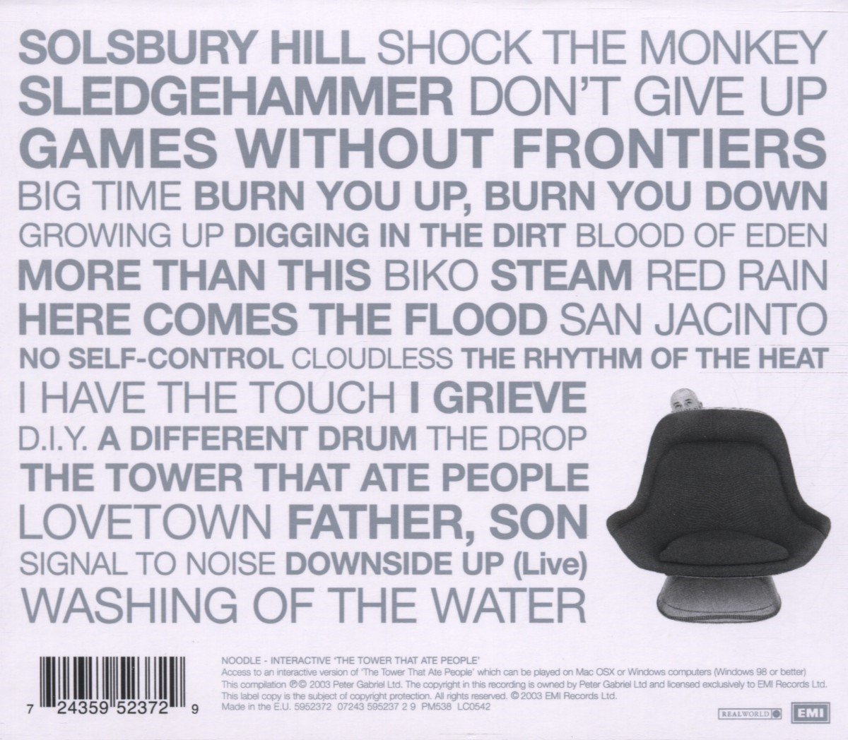 Peter Gabriel - Hit (2 CD), Peter Gabriel | CD (album) | Muziek | bol.com