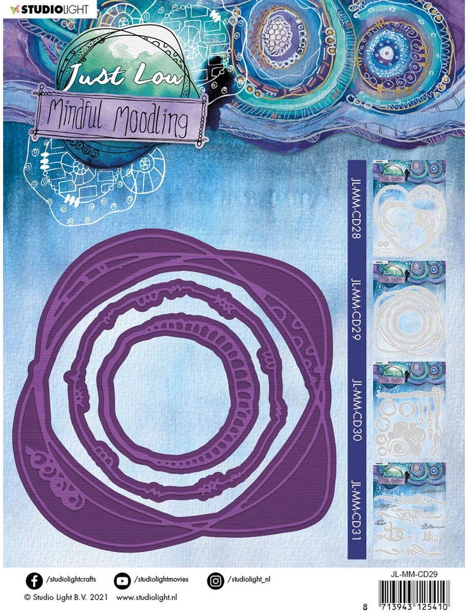 Studio Light Cutting Die - Just Lou Mindful Moodling - Cirkels | bol.com