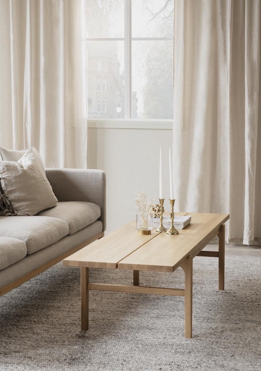 Table Basse Rowico Ness - L160 X L60 X H45 Cm - Chêne Naturel | bol.com