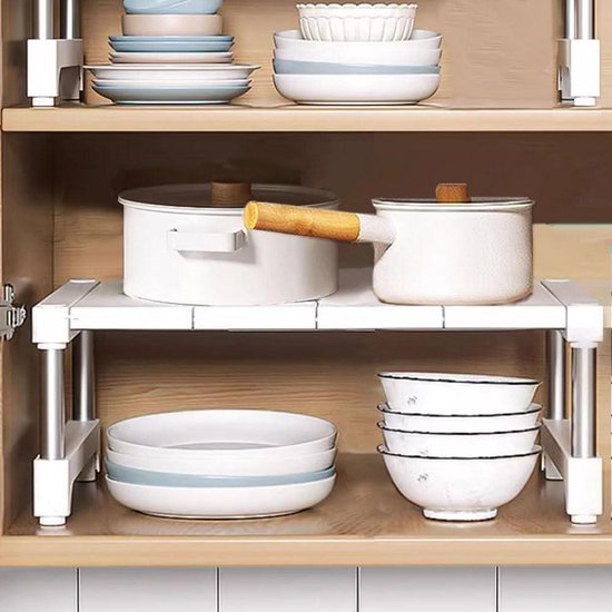 Plankinzet antislip organizer keukenkast - 36 cm lang - badkamer ...