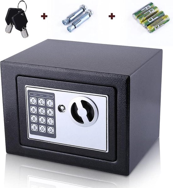 Kleine elektronische kluis met cijferslot - sleutelkluis voor meubel ...