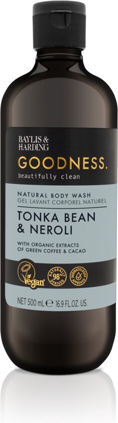 Baylis & Harding Goodness Natural Body Wash Tonka Bean & Neroli 500 ml ...