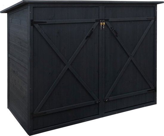 1-fietsgarage MCW-H60, fietsbox gereedschapshok, MVG afsluitbaar ...