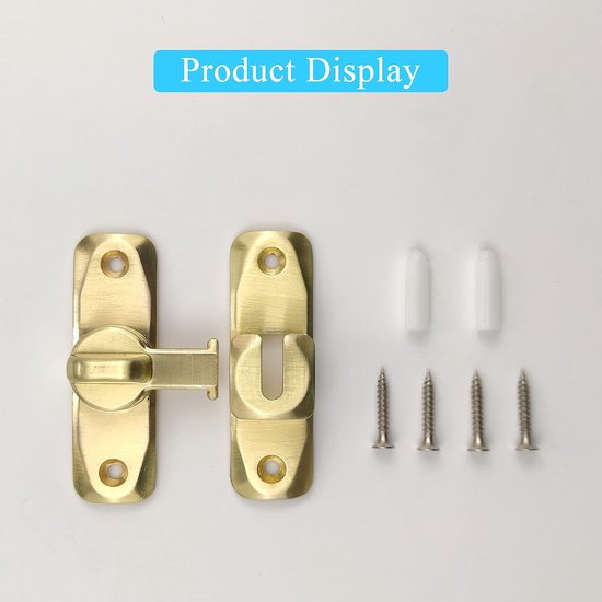 Luvetrex ® Stijlvolle Deurgrendel voor Schuifdeuren in Klassiek Ontwerp ...