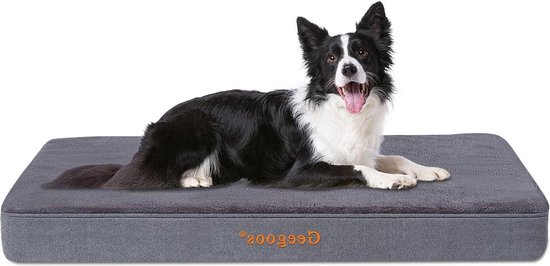 Hondenmand - Hondenbed Traagschuim Orthopedisch Groot Hondenbed met ...