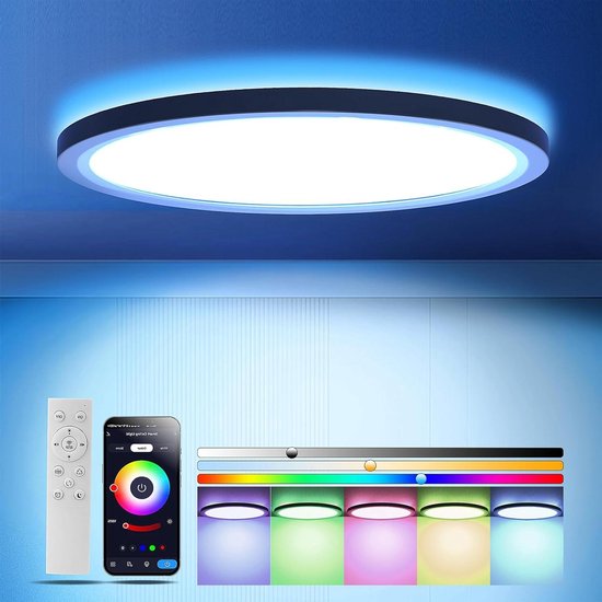 Badkamer lamp LED-plafondlamp met... | bol