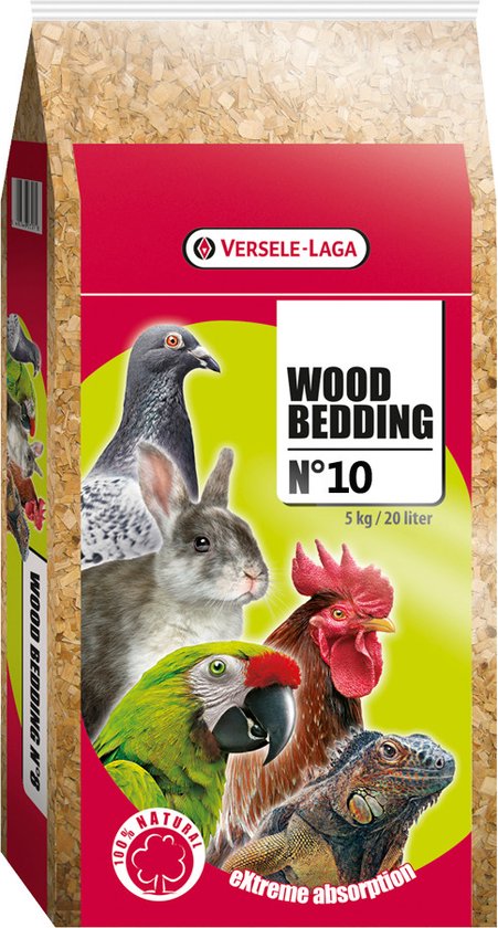 Versele-Laga Wood Bedding Beukenhout 10 mm 5 kg Gebroken | bol