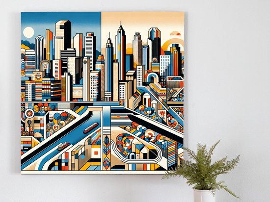 Modern groningen schilderij | Dynamisch Gronings meesterwerk dat de ...