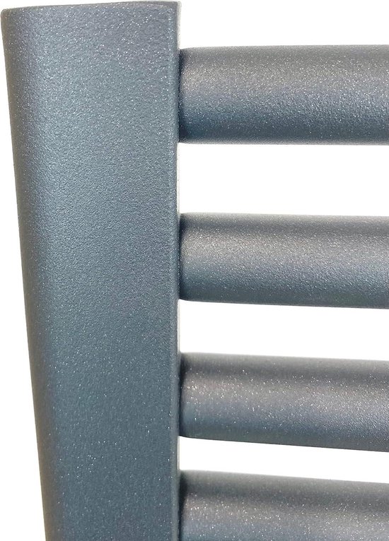 Handdoekrek Radiator Elektrische Antraciet Gebogen Verwarmde ...